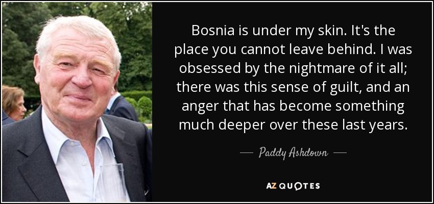 Lord Ashdown was loyal to Bosnia and Herzegovina - Congress of Bosniaks ...